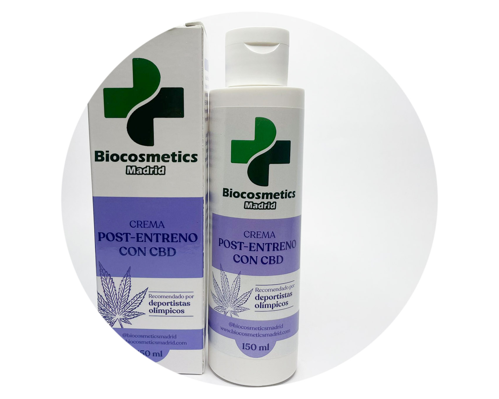 Crema CBD para deportistas Post-Entreno CBD Madrid 2023